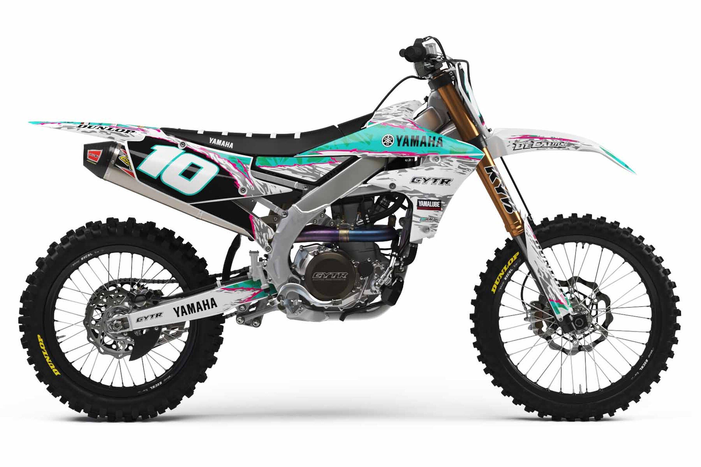 Yamaha YZ450F Black/Grey T-10 Semi Custom Rad Graphics Kit