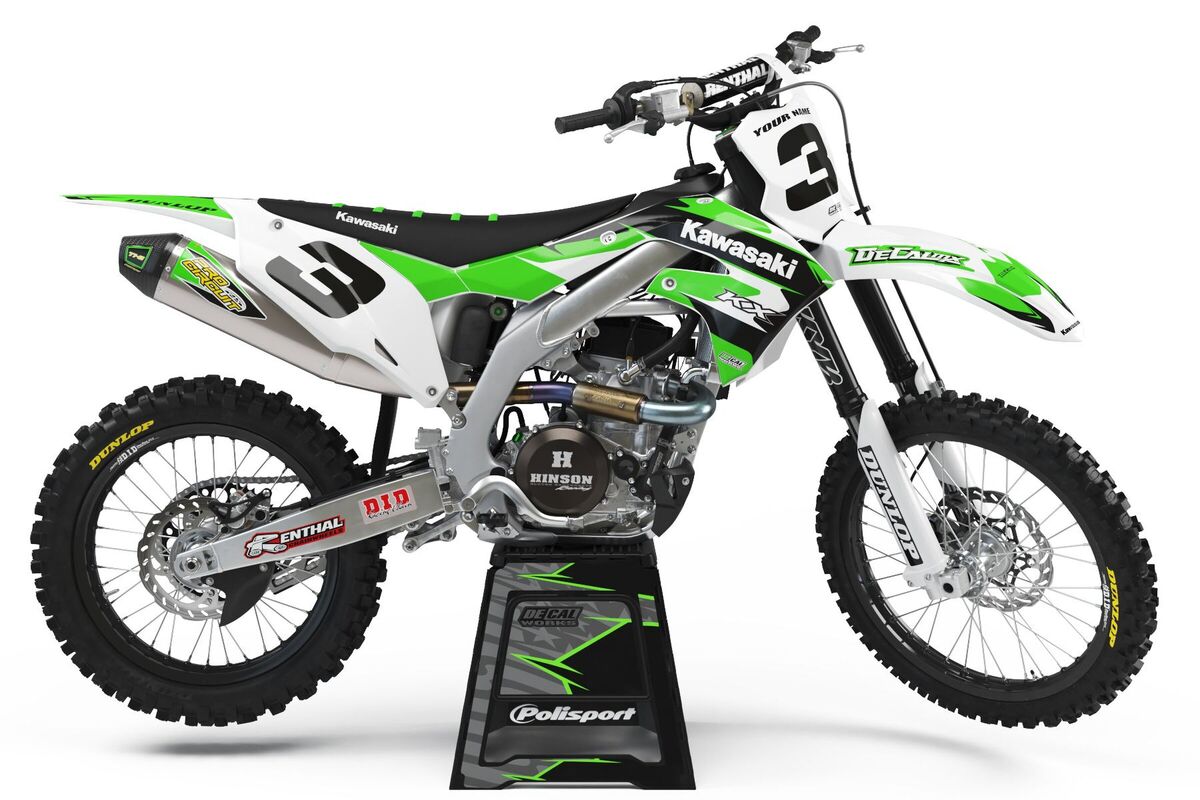 Kawasaki KX Garage Sale Series Garage Sale Complete Graphics Kit