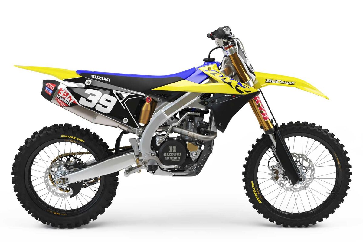 Suzuki RM125 EZ Number Plate Graphics Kit