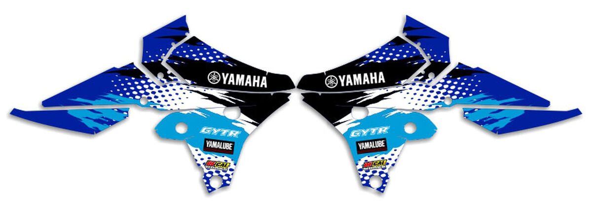 Yamaha YZ450F Blue/Black T-8 Ready Made Full Graphics Kit