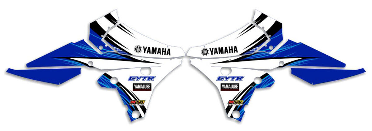 Yamaha YZ85 Blue/White T-9 Ready Made Full Graphics Kit