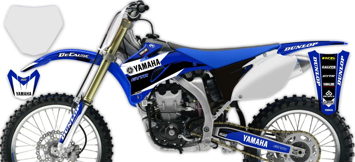 Yamaha YZ450F Blue/Black T-3 Ready Made Full Graphics Kit