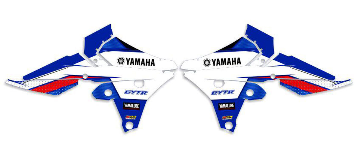 Yamaha YZ450F Blue/White T-16 Ready Made Full Graphics Kit