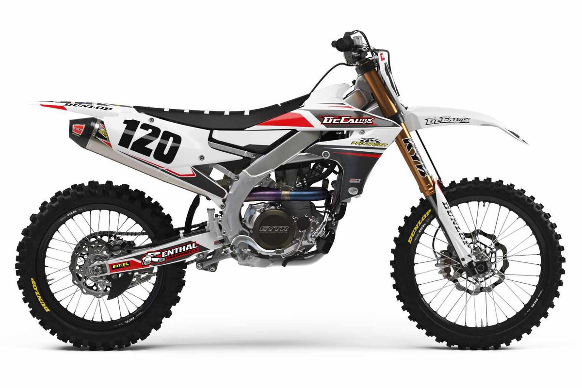 Yamaha YZ450F Blue/Black T-1 Ready Made Complete Graphics Kit