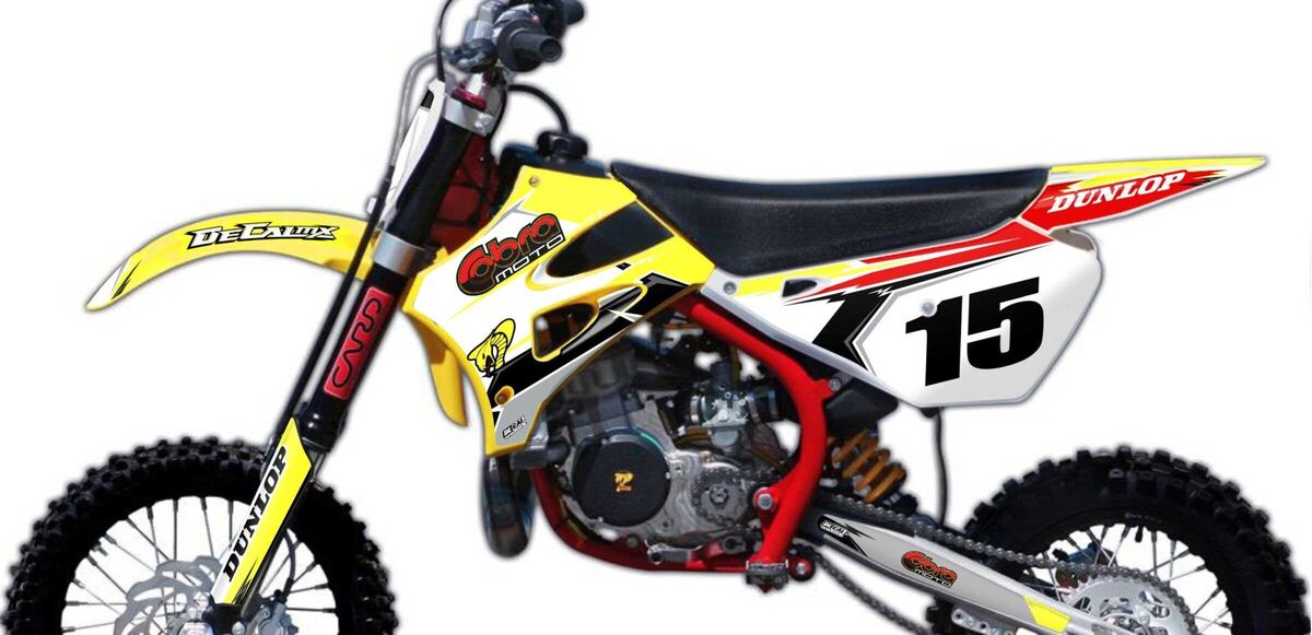 Cobra CX White/Yellow T-15 Ready Made Full Graphics Kit
