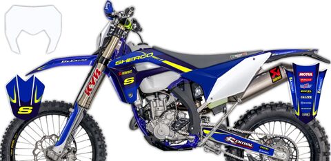 Sherco SEF Blue/Yellow Factory 2019 Ready Made Full Graphics Kit