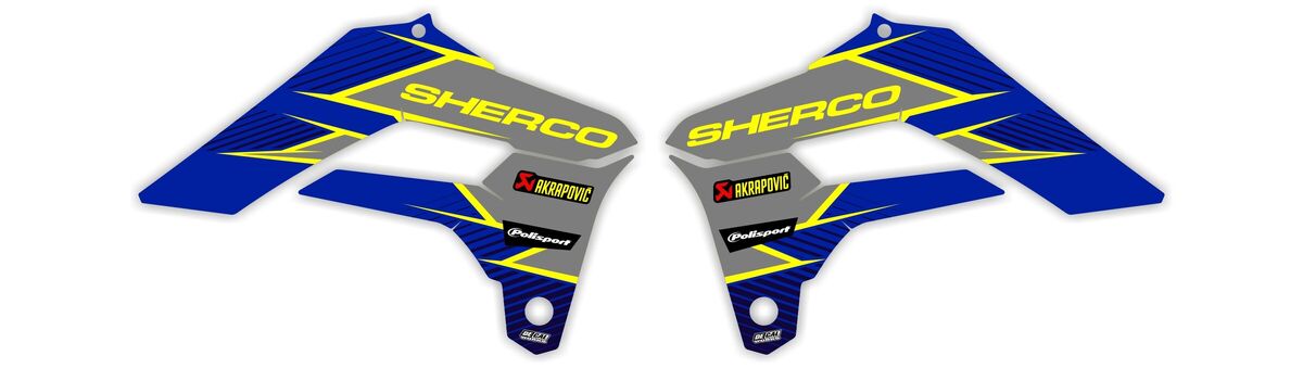 Sherco SEF Blue/Grey T-11 Ready Made Full Graphics Kit