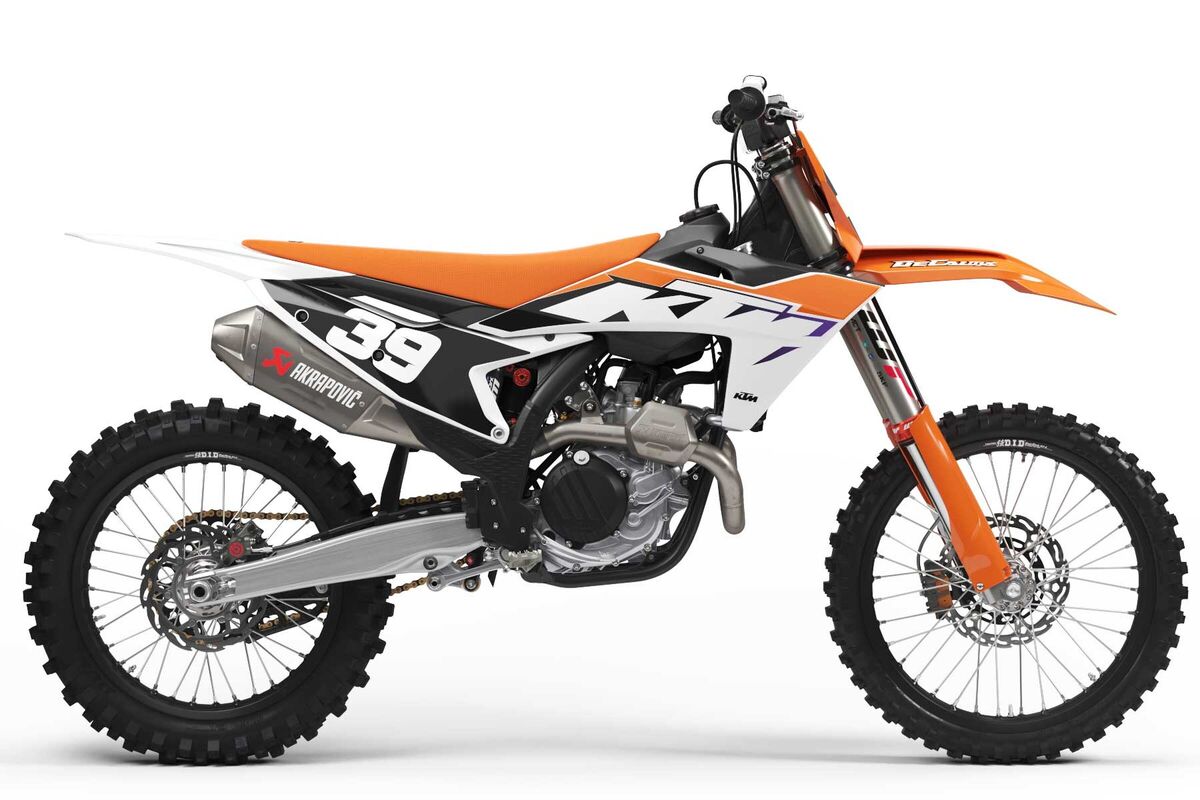 KTM SXF EZ Semi Custom Complete Graphics Kit