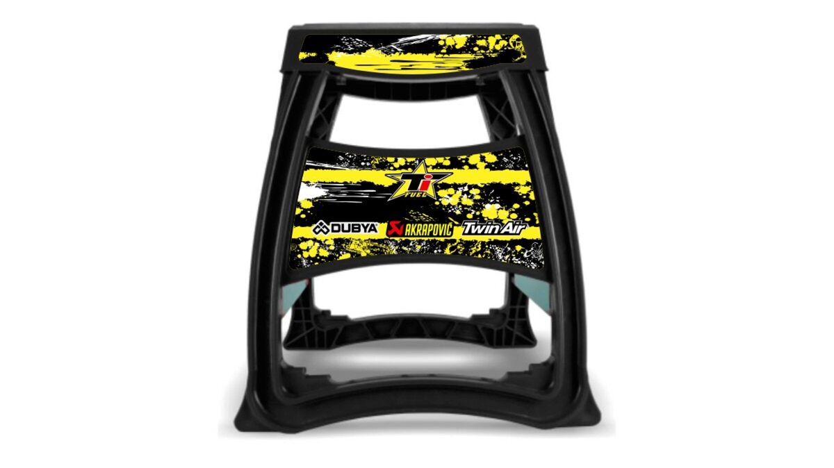 Yellow/Black T-5 Series Bike Stand Decals