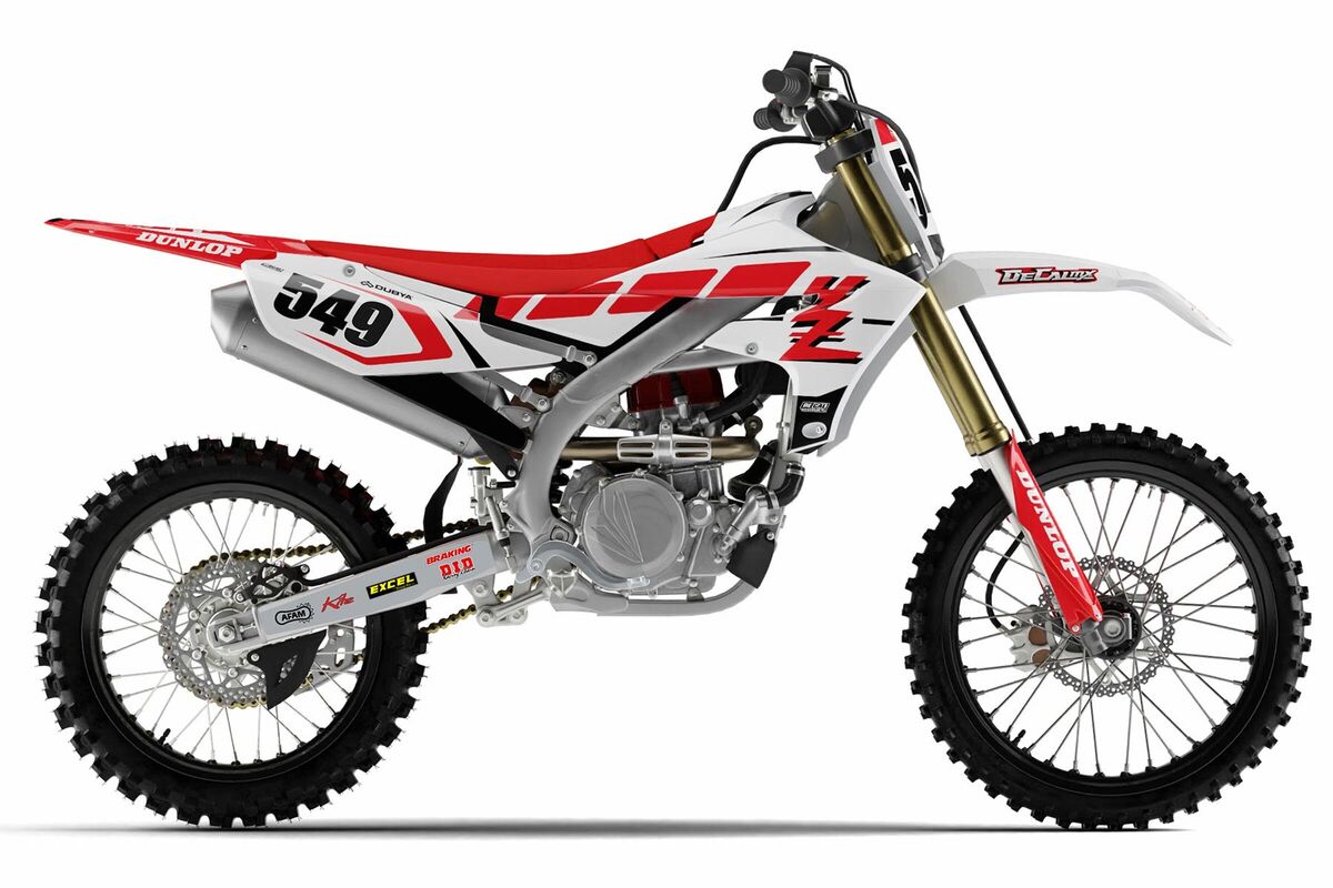 Yamaha YZ250F Strobe 2 Number Plate Graphics Kit