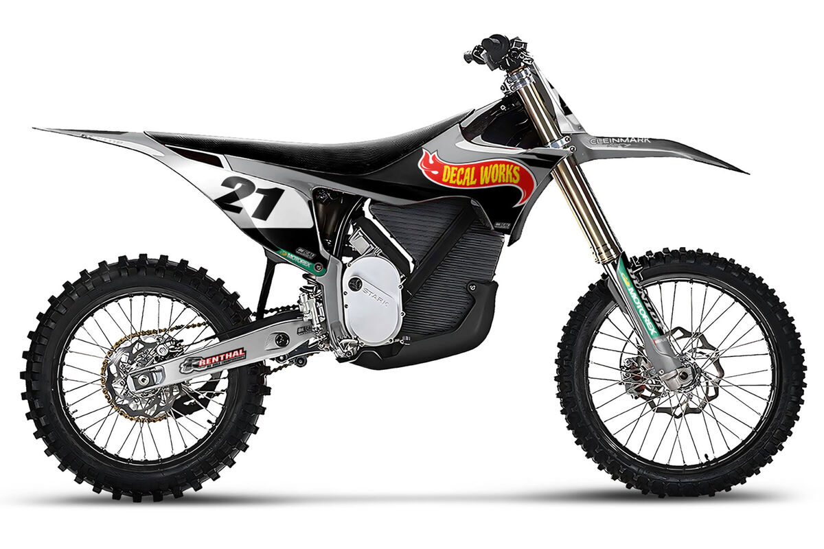 Stark VARG Webb Retro Number Plate Graphics Kit