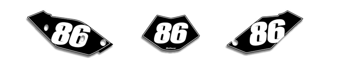 Beta RR Yellow Bold Number Plate Graphics Kit