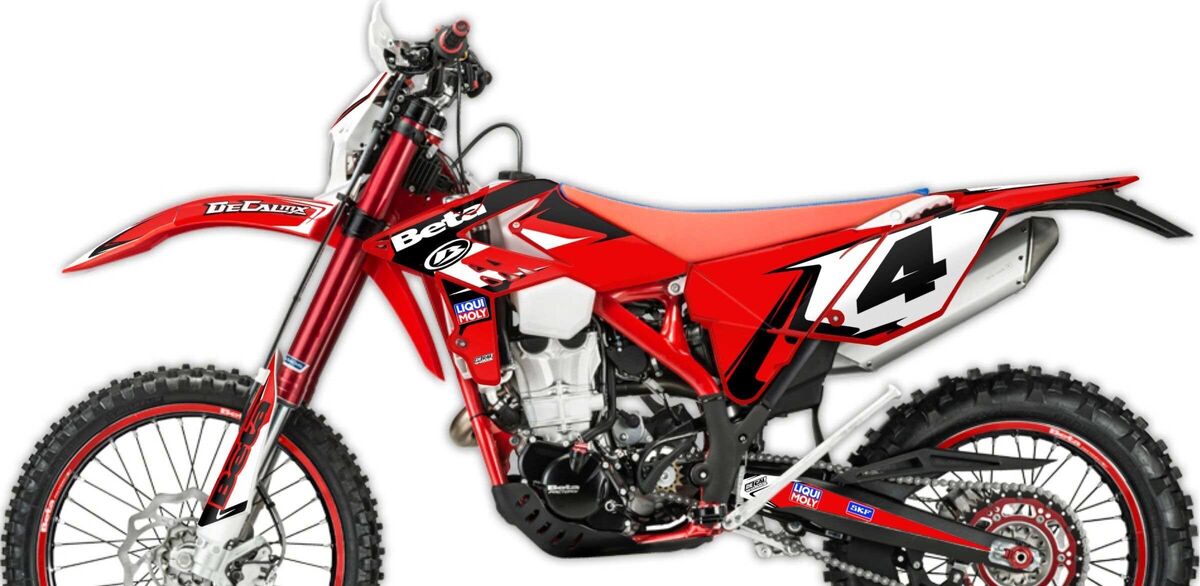 Beta RR Red/Black T-4 Ready Made Full Graphics Kit
