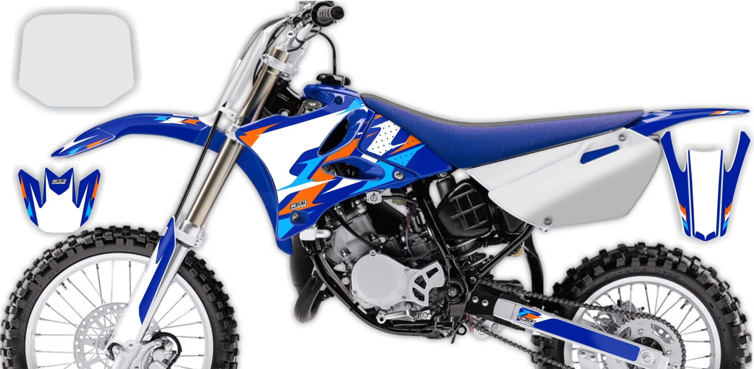 Semi Custom Full Graphics Kit Yamaha YZ85 (2 Stroke) 2002 T-6 Series