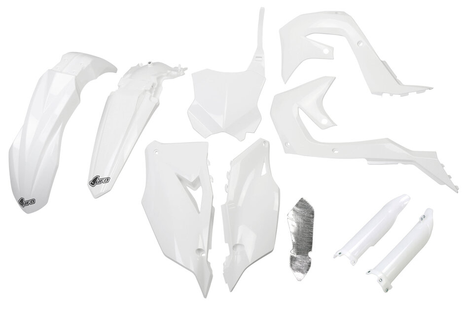 UFO White w/ Forks Plastic Kit fits 19-24 KX250F, KX450F