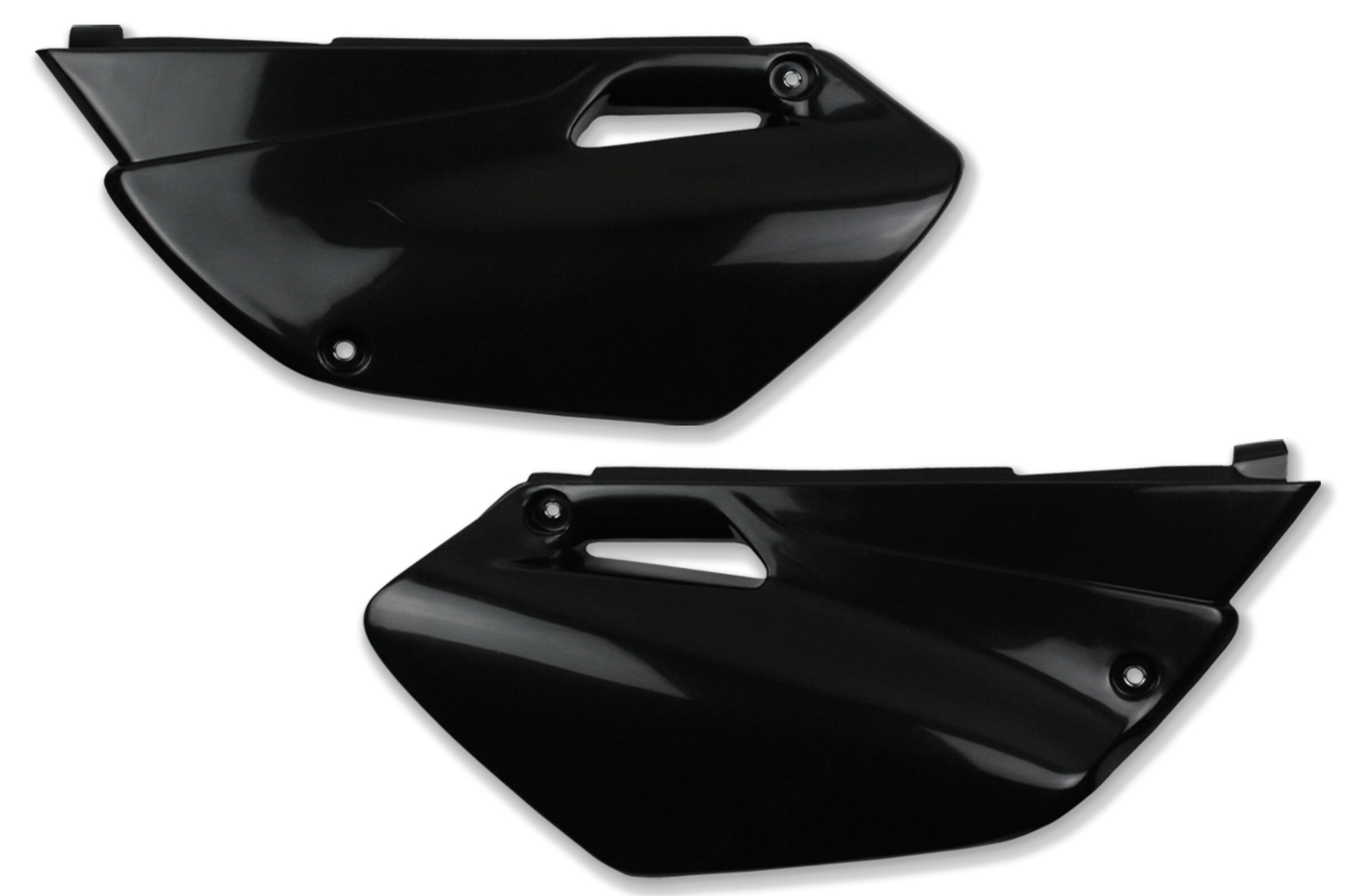 UFO Black Side Number Plates 02-14 YZ85