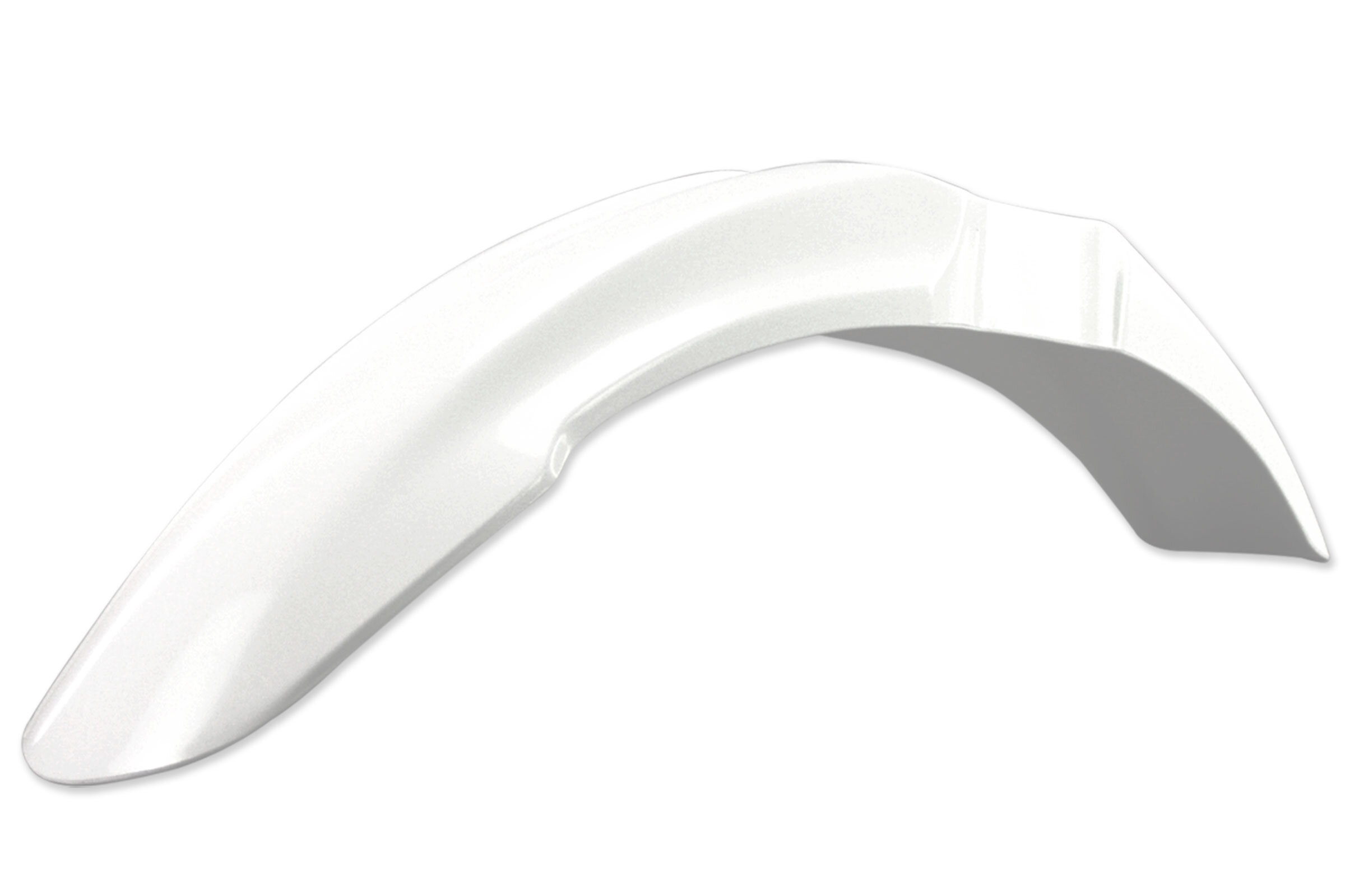 UFO White Restyled Front Fender 01-13 KX100, KX85