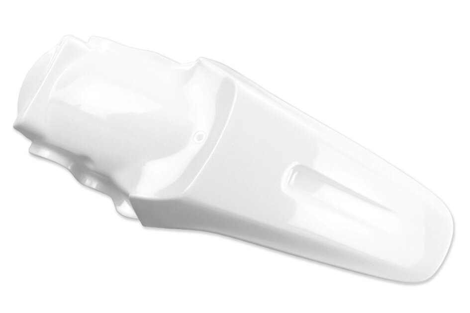 UFO White Restyled Rear Fender 01-13 KX100, KX85