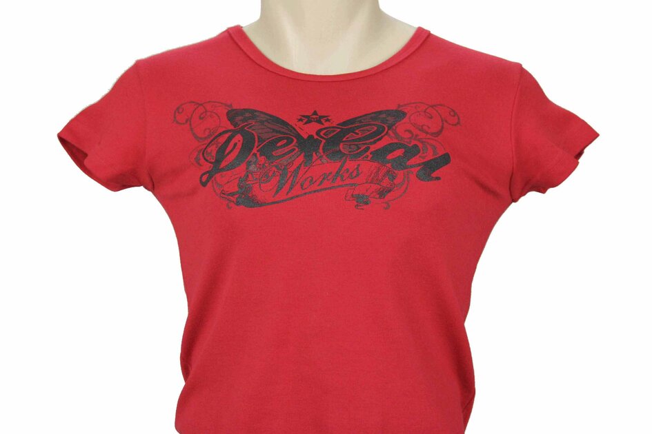 DeCal Works Baby Doll Red T-Shirt Large