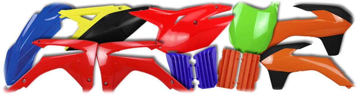 Dirt Bike Plastics and Plastic Kits for Protection