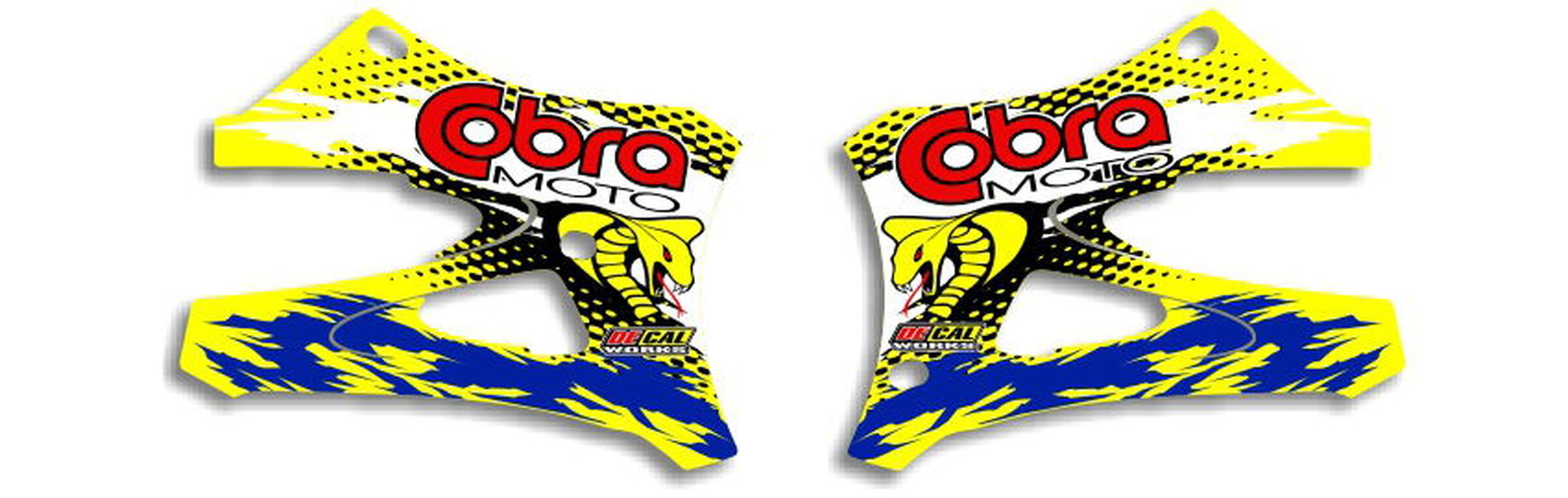 Cobra CX Yellow/Black T-8 Ready Made Full Graphics Kit