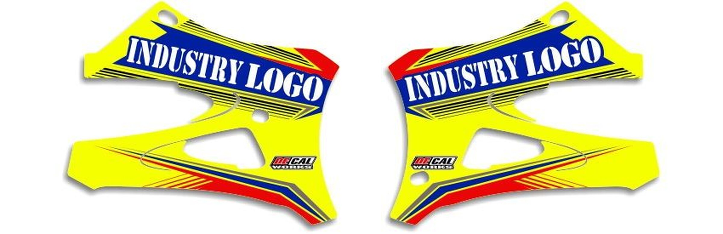 Cobra CX Yellow/Blue T-12 Semi Custom Full Graphics Kit