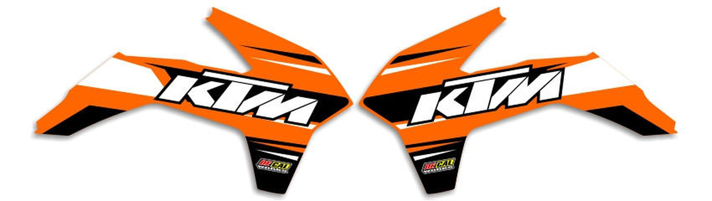KTM SXF Orange/Black T-1 Ready Made Rad Graphics Kit