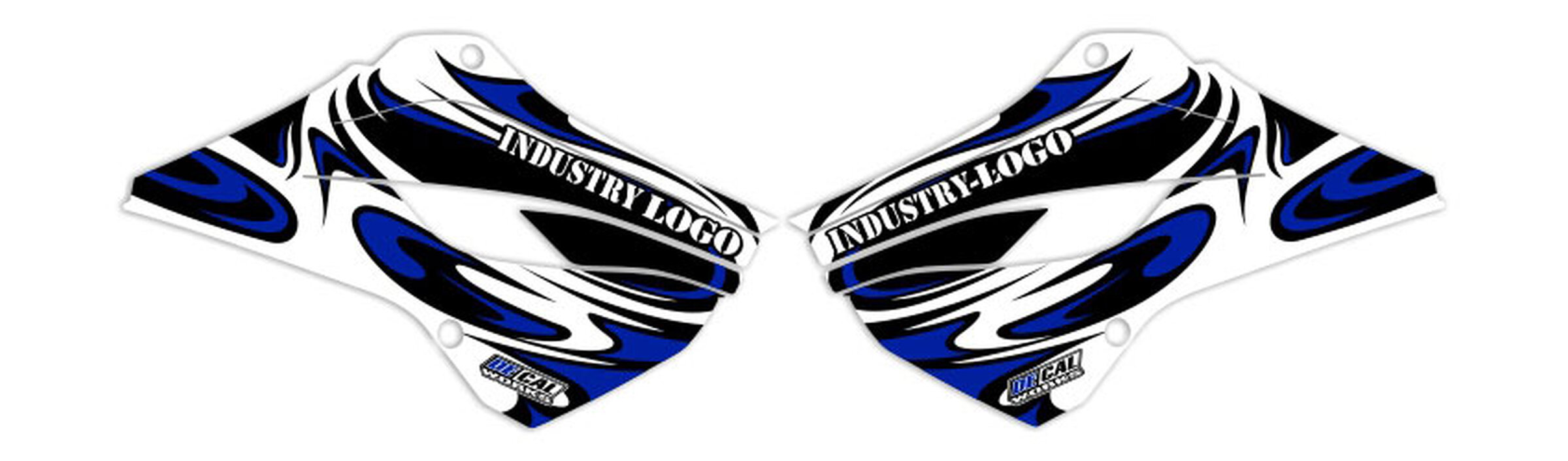 Husqvarna FC White/Black T-7 Semi Custom Rad Graphics Kit