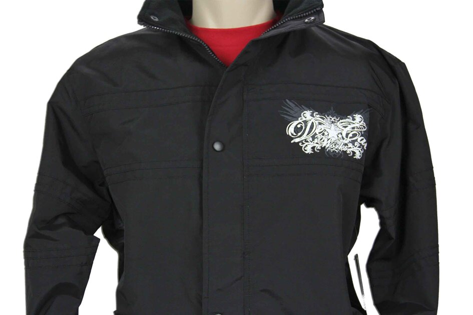 DeCal Works Black Graffiti Jacket