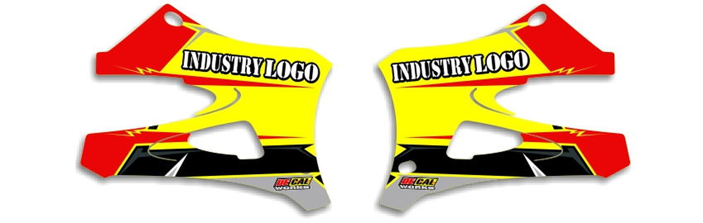 Cobra CX Yellow/Black T-15 Semi Custom Rad Graphics Kit