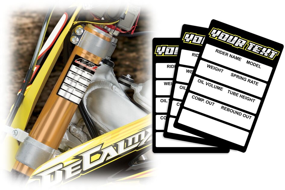 Clear Suspension Setting Decal DeSigns
