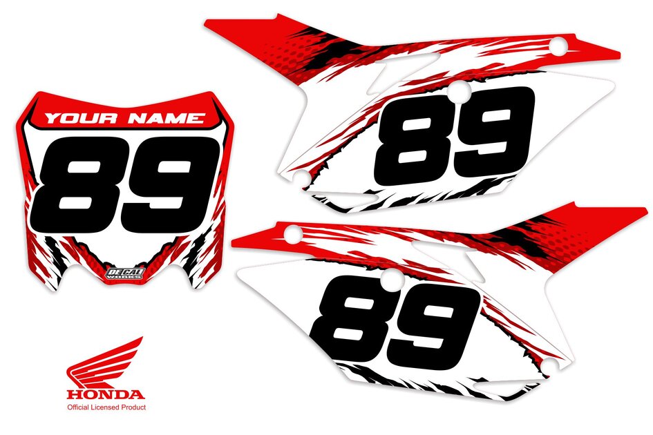 Number Plate Graphics Kit DeSigns