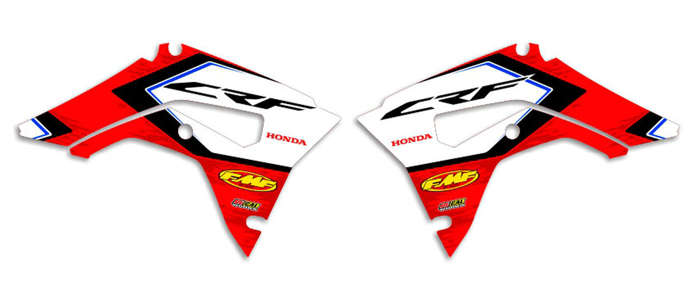 Honda CRF150 Red/White T-17 Ready Made Full Graphics Kit