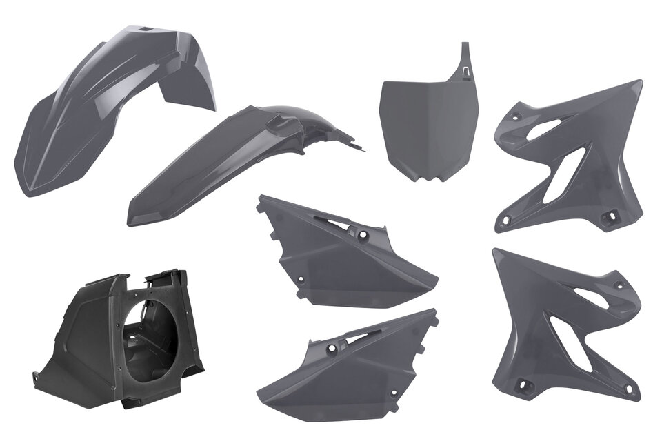 Polisport Grey Restyled Plastic Kit fits 02-22 YZ, YZX