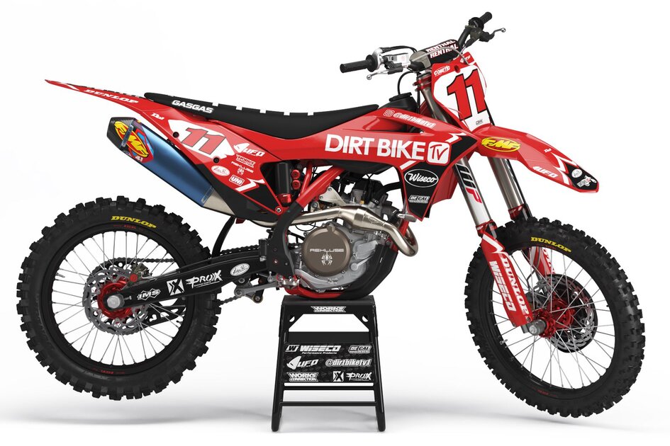 GASGAS T-18 Series Custom Dirt Bike Stickers | DeCal Works
