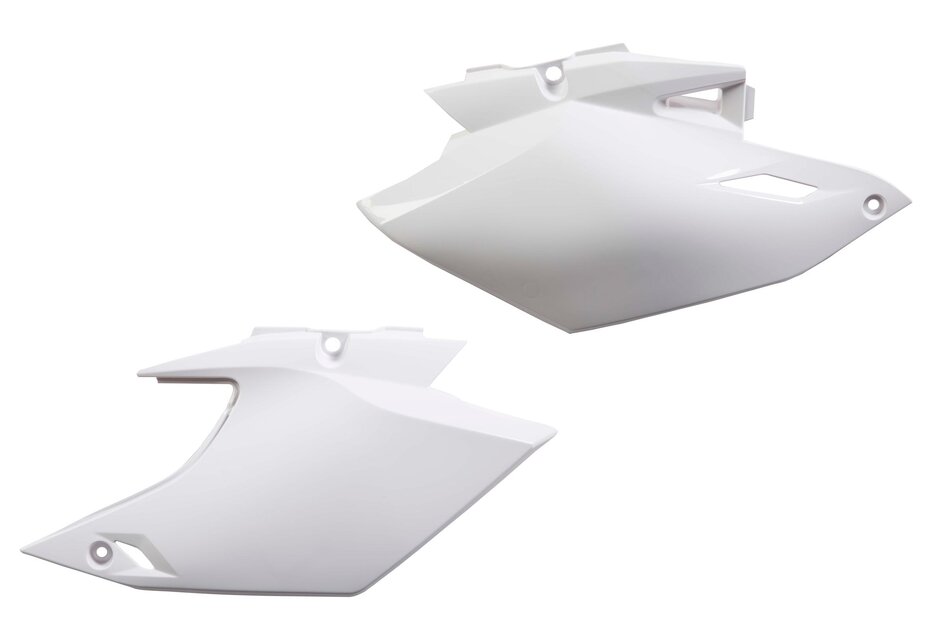 UFO White Side Number Plates 12-15 WRF