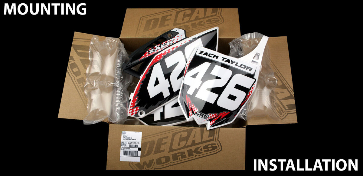 Professional Dirt Bike Decal Mounting | DeCal Works