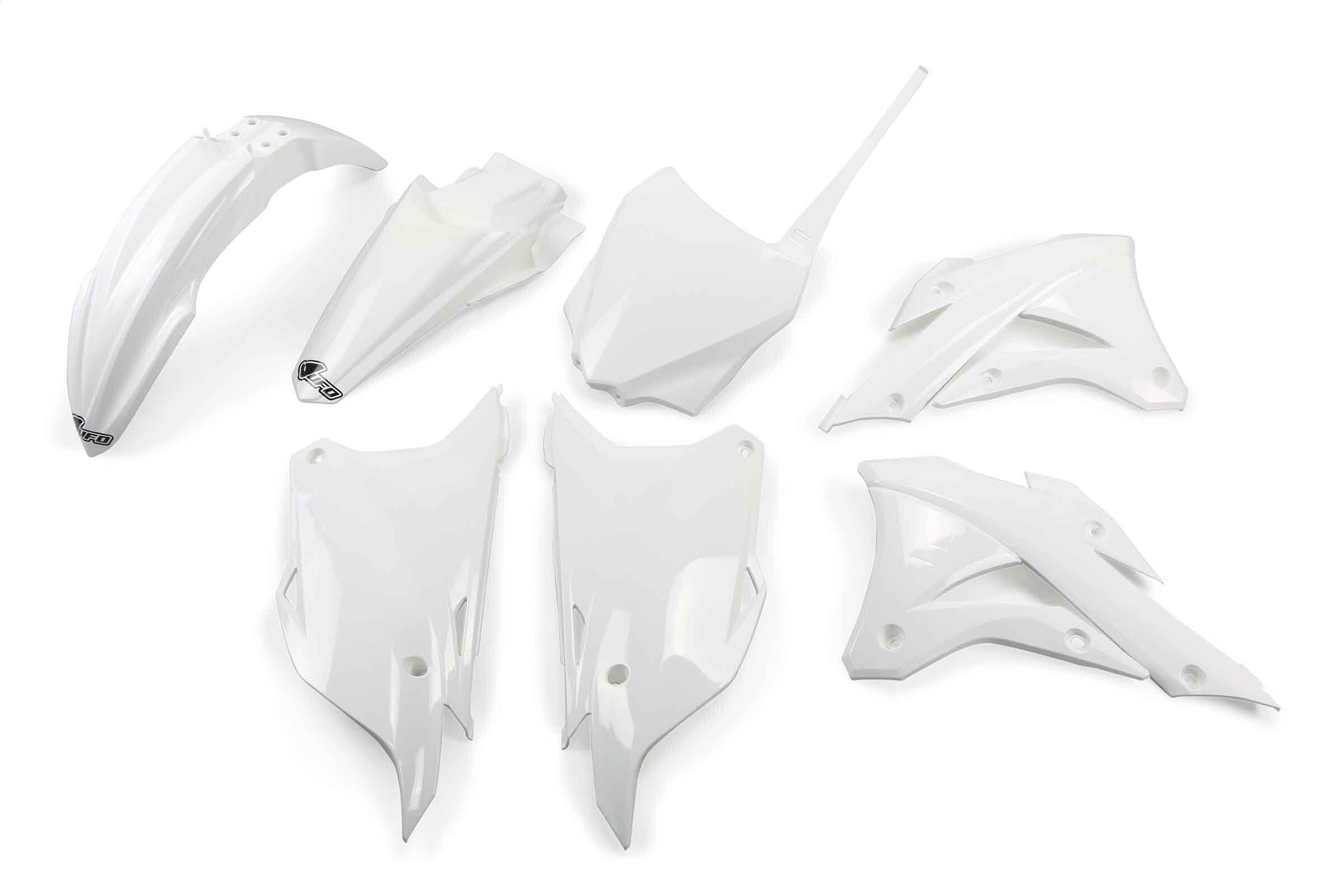 UFO White Plastic Kit fits 14-21 KX85