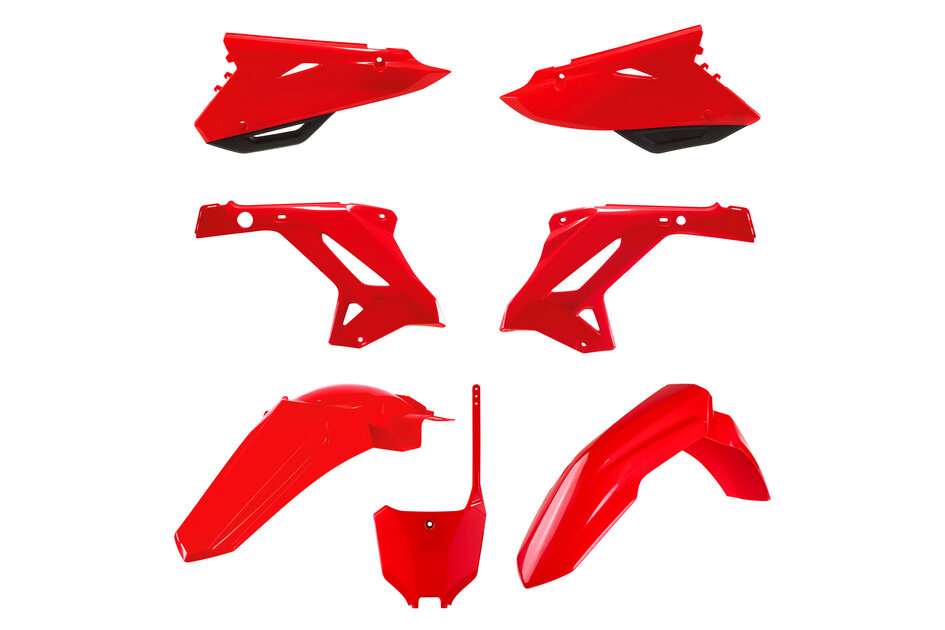 Polisport Red Restyled Plastic Kit fits 00-01 CR125, CR250