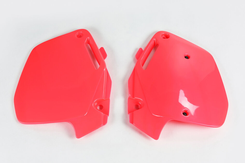 UFO Red Side Number Plates 90-01 CR125, CR250, CR500