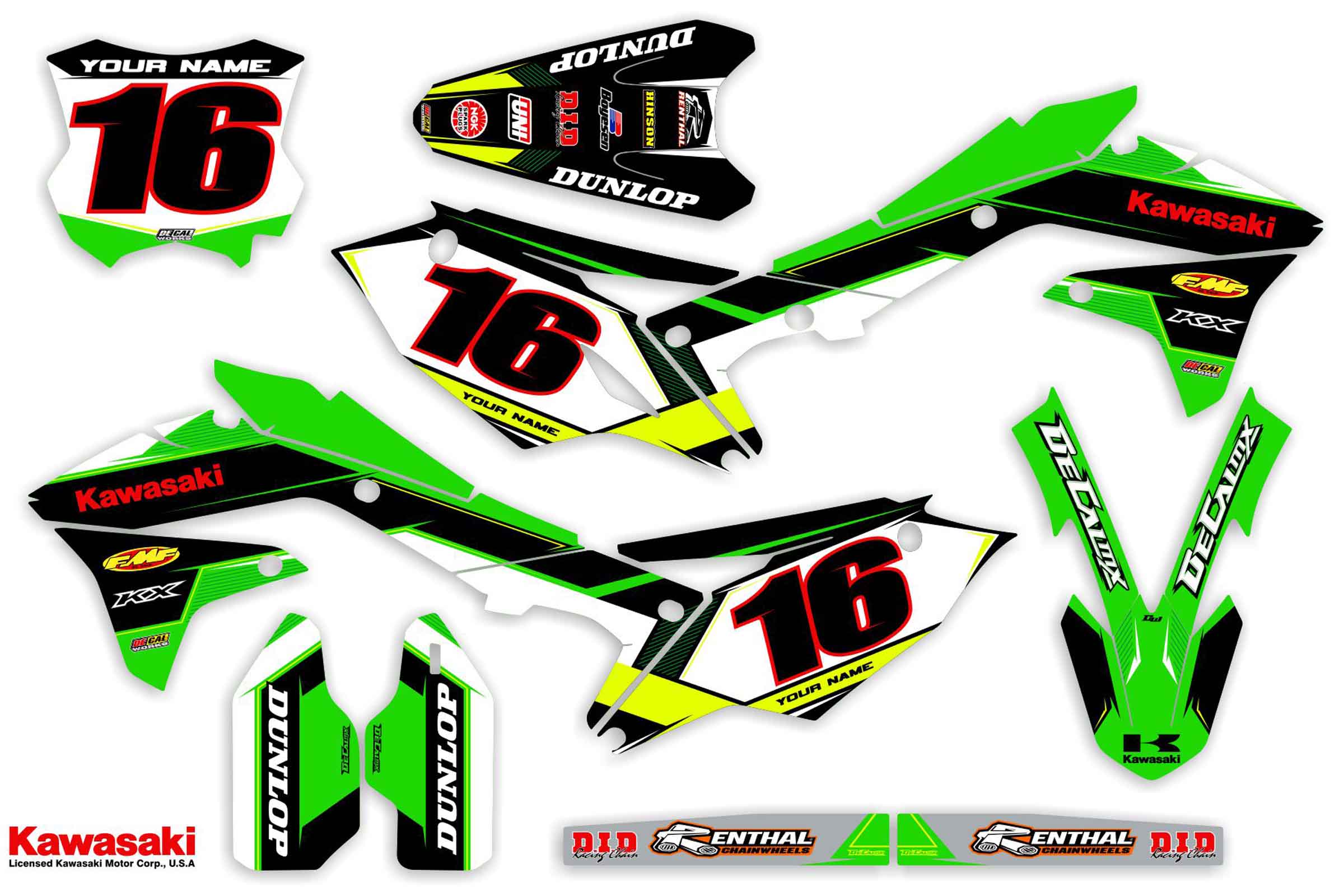 Available DeSigns for Ready Made Full Graphics Kit